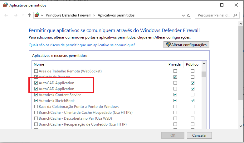 Permitindo seu AutoCAD no Firewall do Windows – Seabra Soluções